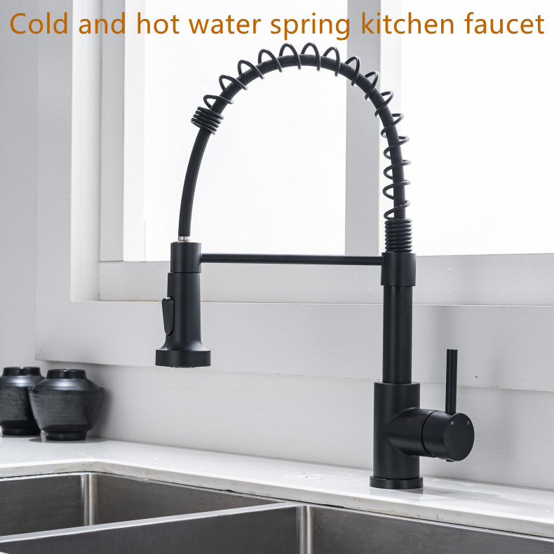 Pull-Out Kitchen Faucet with Dual Function Spray Head - TAPEEI